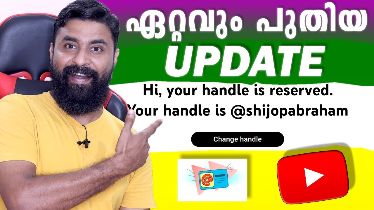 BIG UPDATE- How To Choose Your Youtube Handle / YouTube Channel @Handle ...