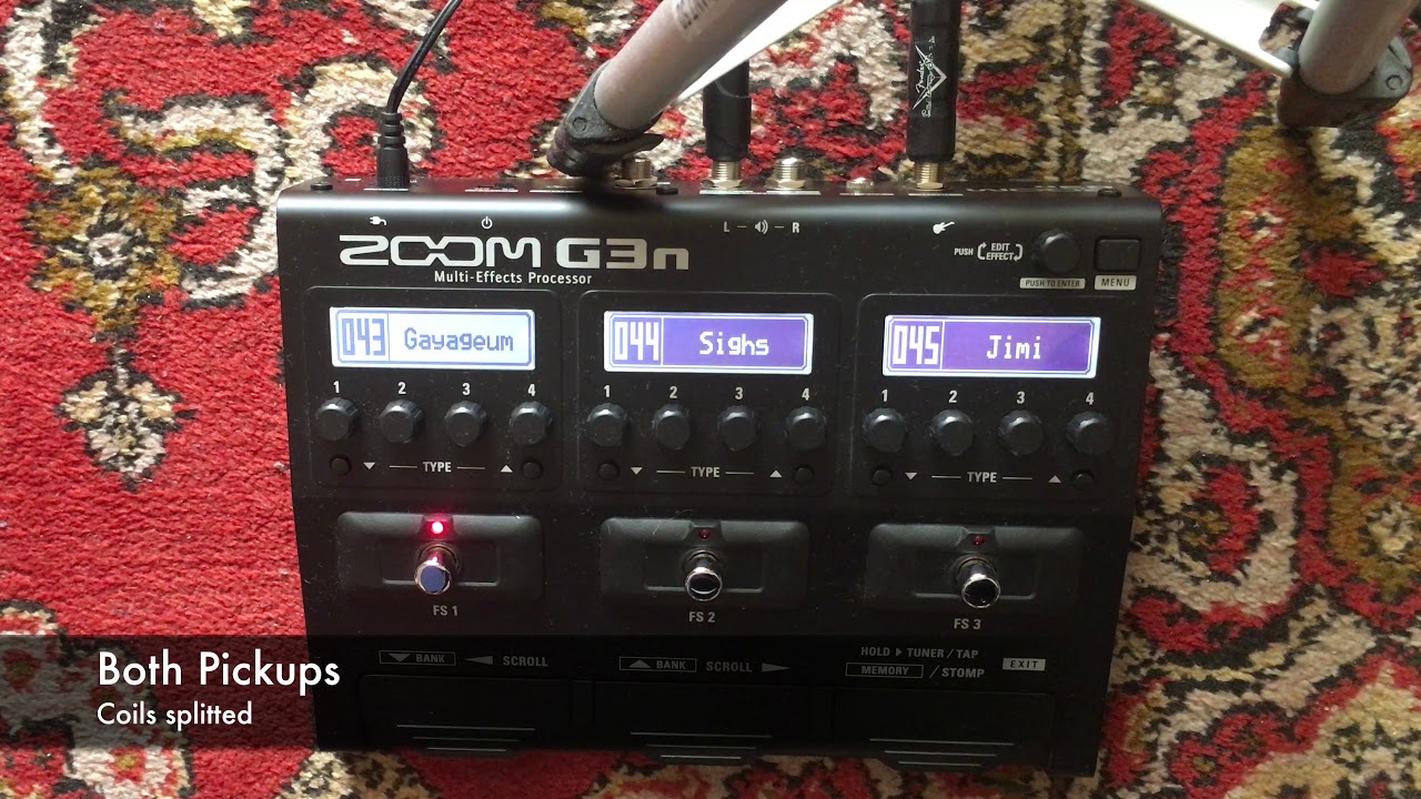Zoom G3n Built-in Presets Demo (Boss Katana 100 FX Loop) - YouTube