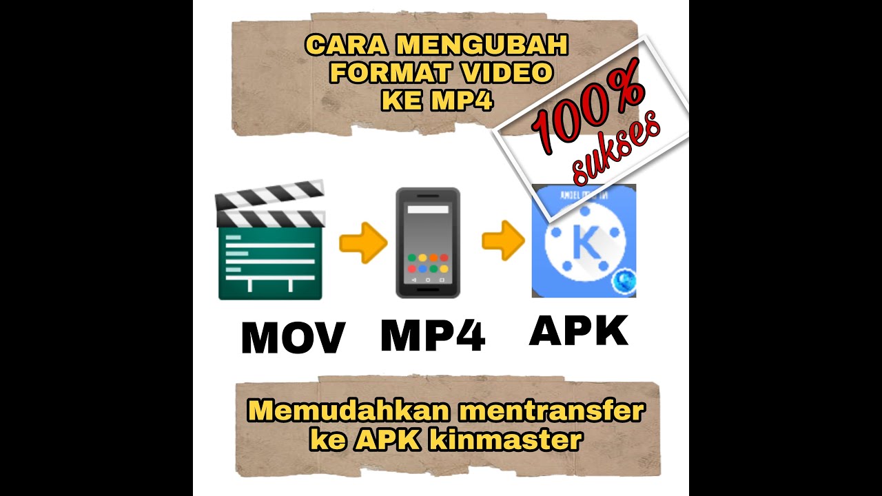 CARA MENGUBAH FORMAT VIDEO KE MP4 - YouTube