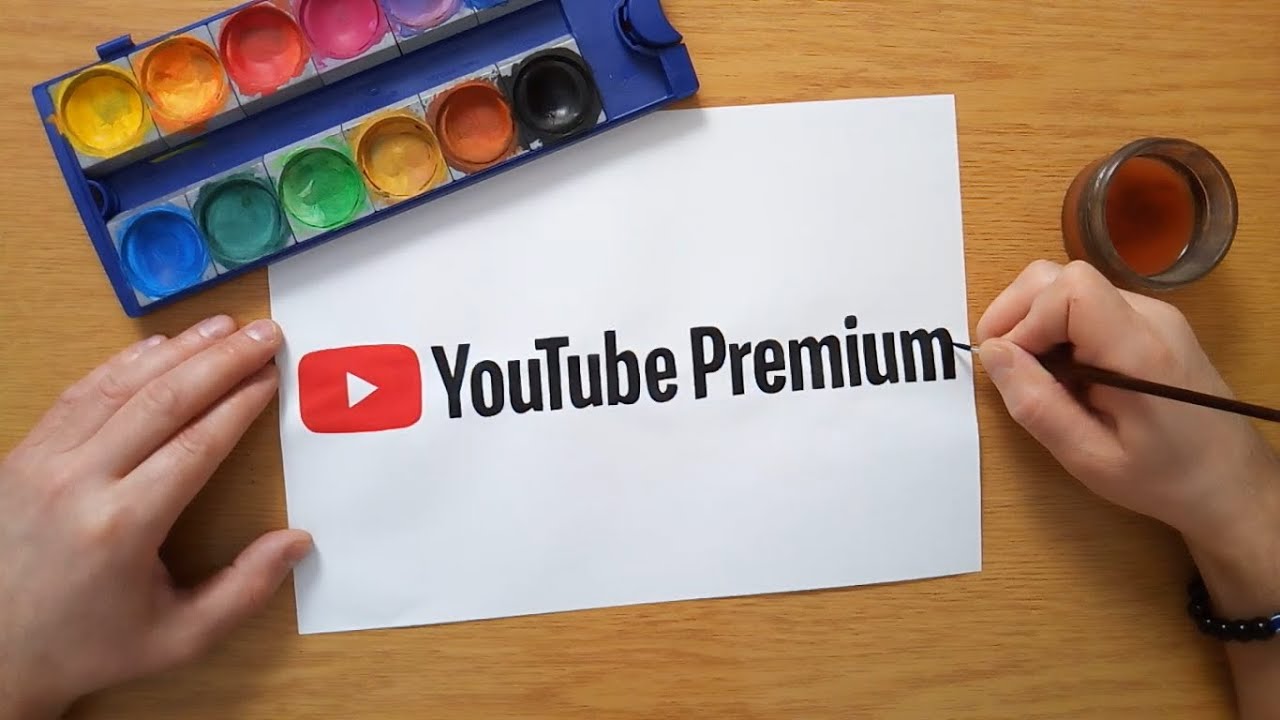 How to draw a YouTube Premium logo - YouTube