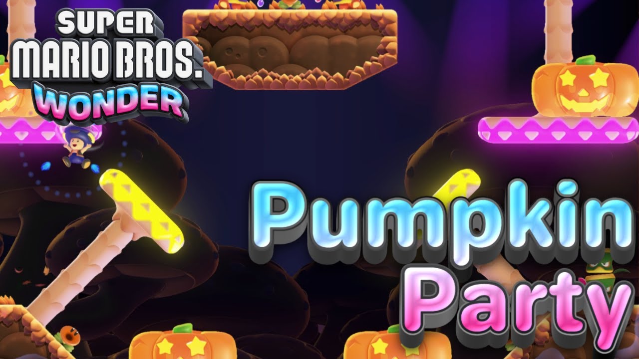 Super Mario Bros. Wonder - Upshroom Downshroom - Pumpkin Party ...