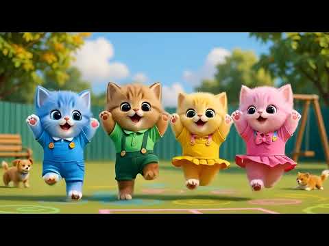 kutuma kutu viral song little cute kity cats dance - school fun - kutu ma kutu