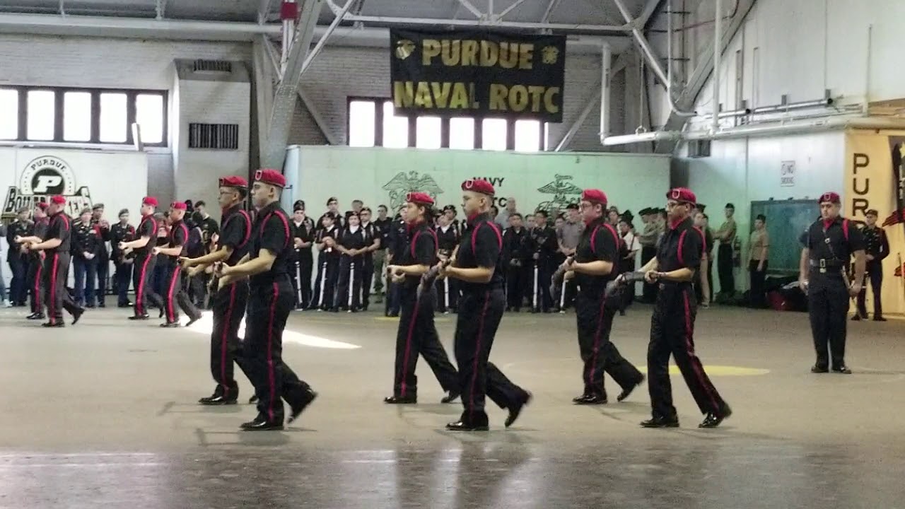 JROTC Waukegan Bulldog Guard 2019 Armed Drill Performance PURDUE ...