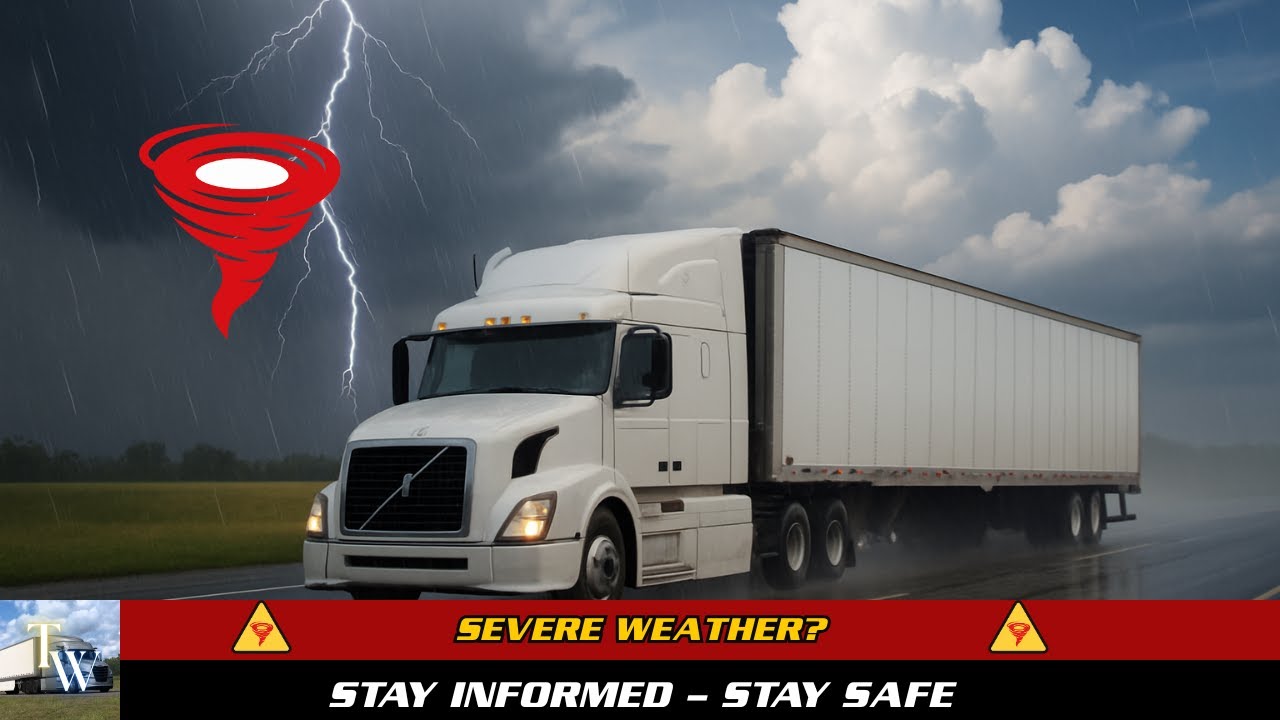 🚨 LIVE Trucker Weather Radar | Tornado Alerts, Severe Storms & Road ...