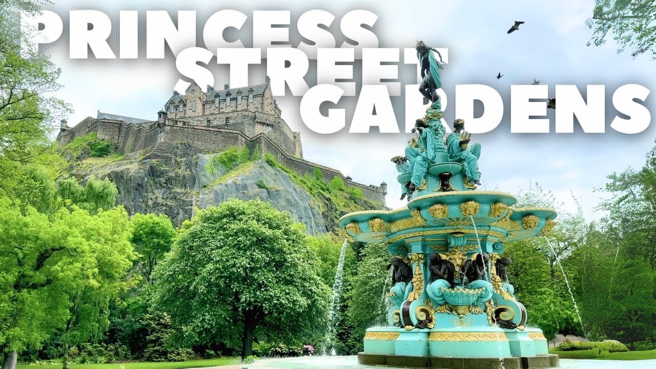 PRINCESS STREET GARDENS Walking Tour in Edinburgh | 4K - YouTube