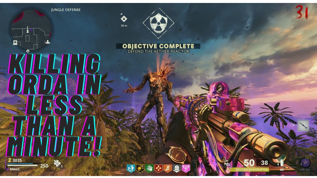 How To Kill ORDA In Less Than A Minute - Call Of Duty Cold War Zombies ...