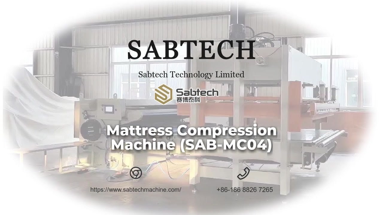 Mattress Compression Machine (SAB-MC04) - YouTube
