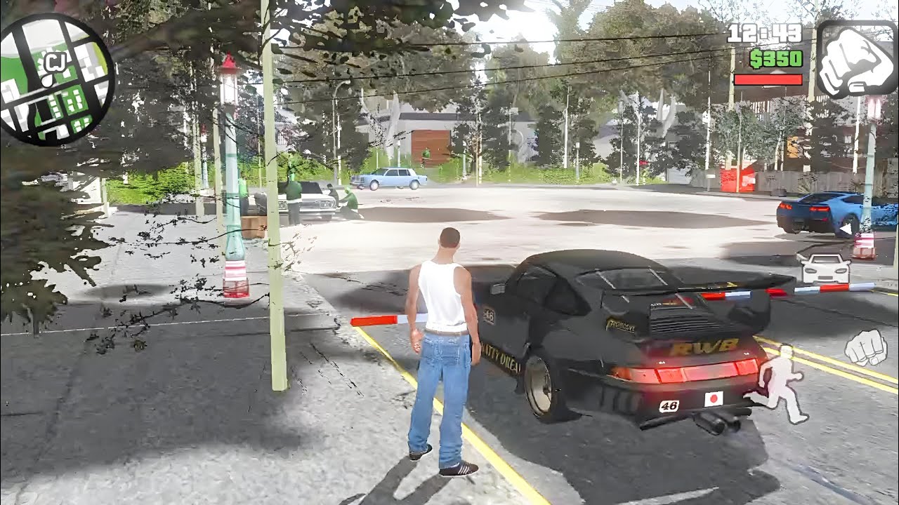 GTA SA ANDROID ️ HIGH GRAPHICS MOD LIKE PC 😱 GTA SA Realistic Graphics ...