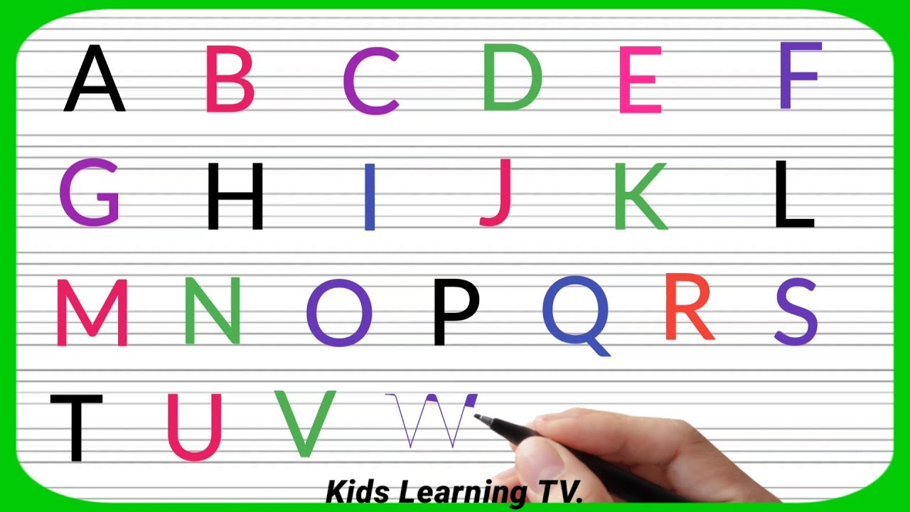 A to Z | Alphabet A-Z | Alphabet write | ABCD | Learn Alphabet - YouTube