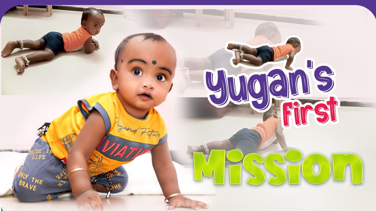 Baby Boy Yugan is trying to get the bangles. | 8 month old baby ...