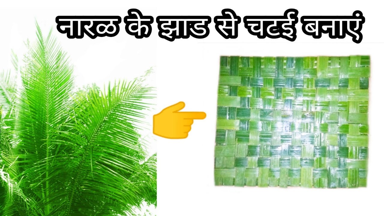 How To Make MAT With COCONUT TREE LEAVES how-to-make-mat-with-coconut-tree-leaves