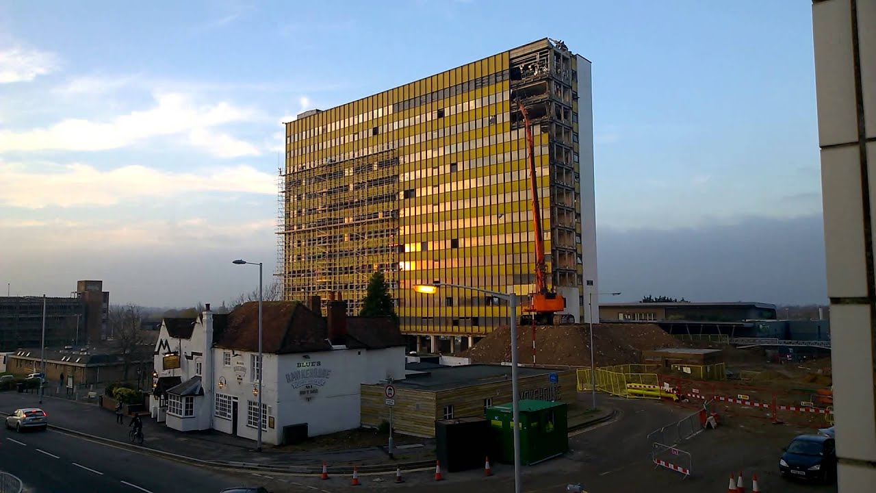3M Building, Bracknell, Demolition, Regeneration 9 - YouTube