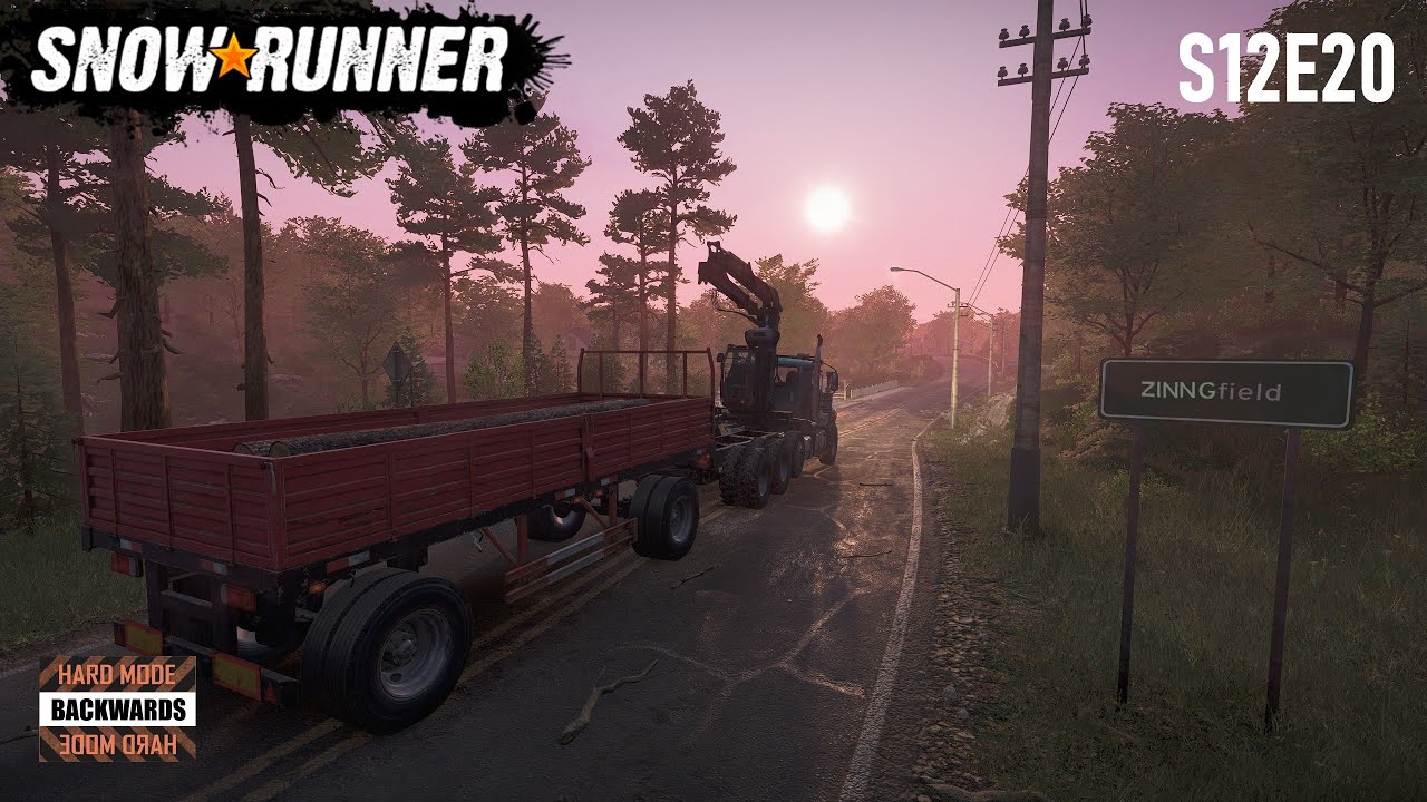 Snowrunner Hard Mode Backwards S12E20 - Logging Week Part 2 - Shortcuts ...