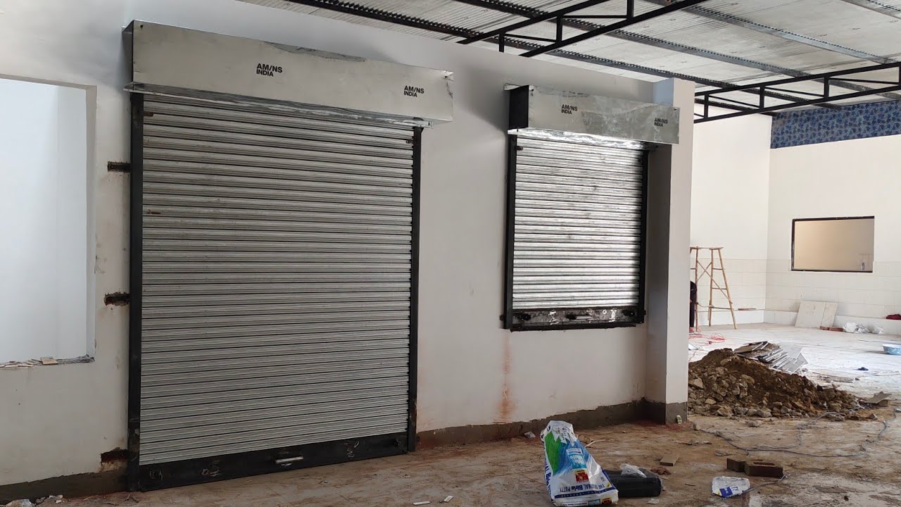 How to Rolling Shutter Fitting in Maruti Suzuki Company Manufacturing at Mi Steels Renwal - YouTube