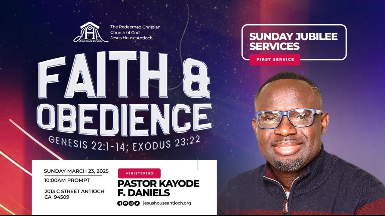 Sunday Service {Pastor Kayode Fagbe Daniels} "Faith & Obedience"" - YouTube
