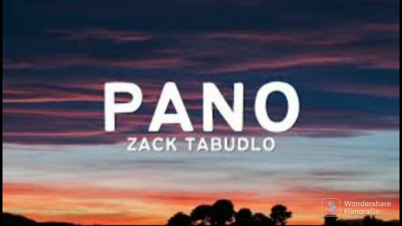 PANO BY ZACK TABUDLO (LYRICS) - YouTube