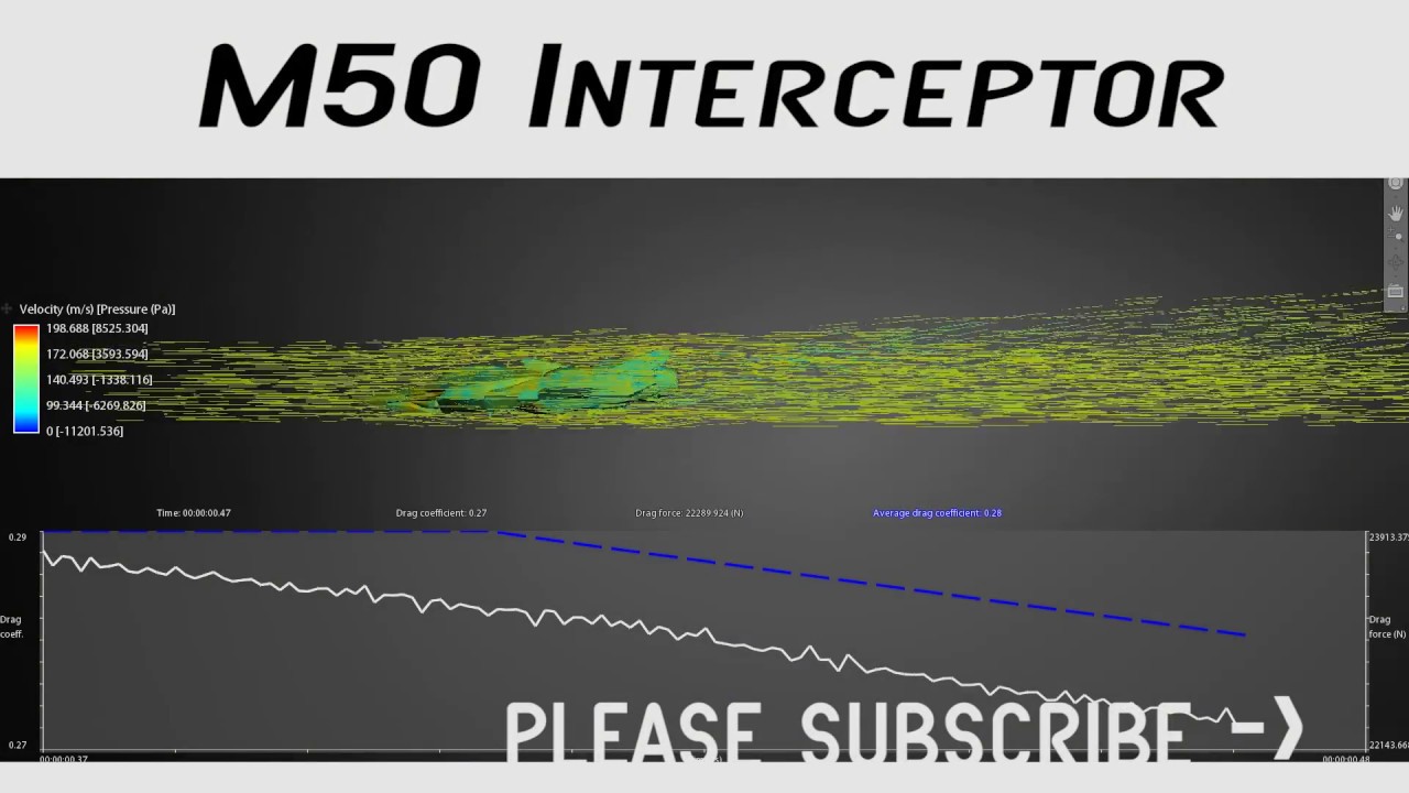 M50 Interceptor [No Landing Gear] - 3D Wind Tunnel - Star Citizen - YouTube