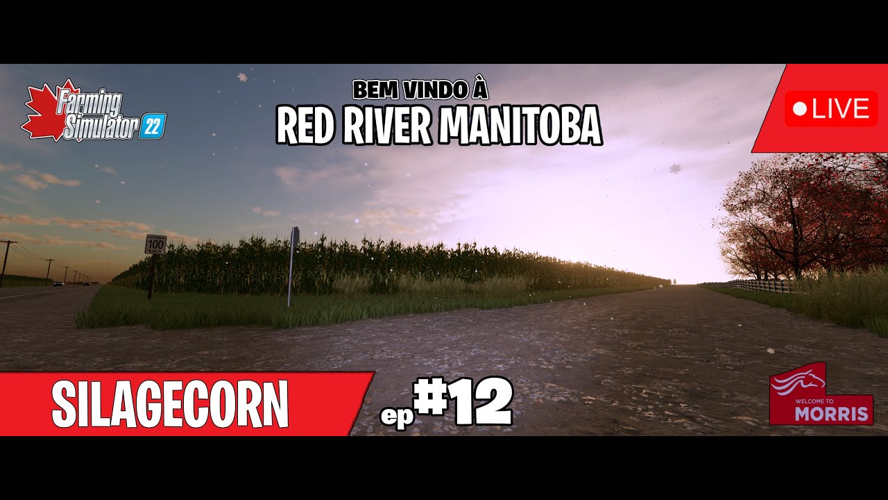 FS 22 | MAPA RED RIVER MANITOBA 20X | SILAGECORN | MULTIPLAYER | PC ep ...