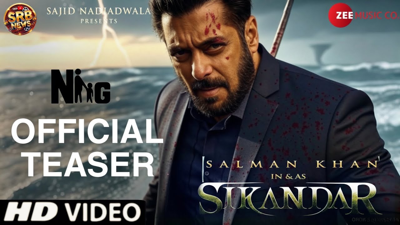 Sikandar Teaser - Salman Khan, Rashmika M, Kajal | A.R Murugadoss | Sikandar First Look Poster ...