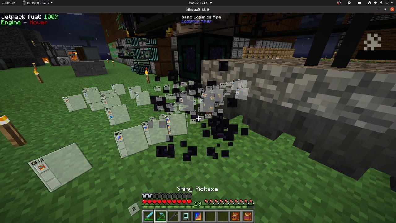 Infinity Evolved Skyblock TS #37 Building AE2 Controller Moving ...