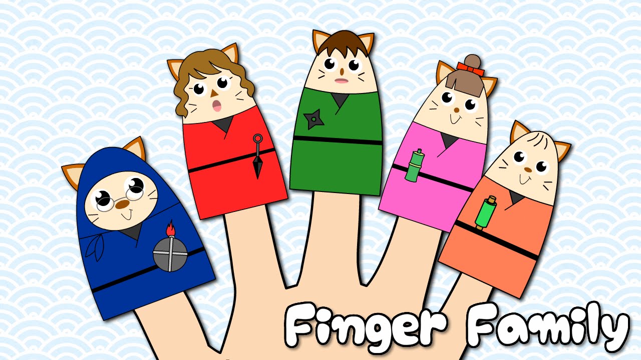 Finger Family Song Ninja | Children Nursery Rhyme | Kids Songs | Baby ...