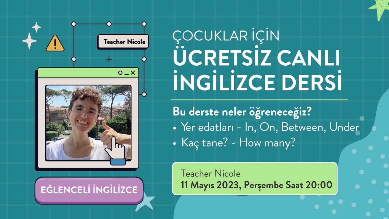 Ücretsiz Canlı Ders - Çocuklar için Eğlenceli İngilizce | How Many ...