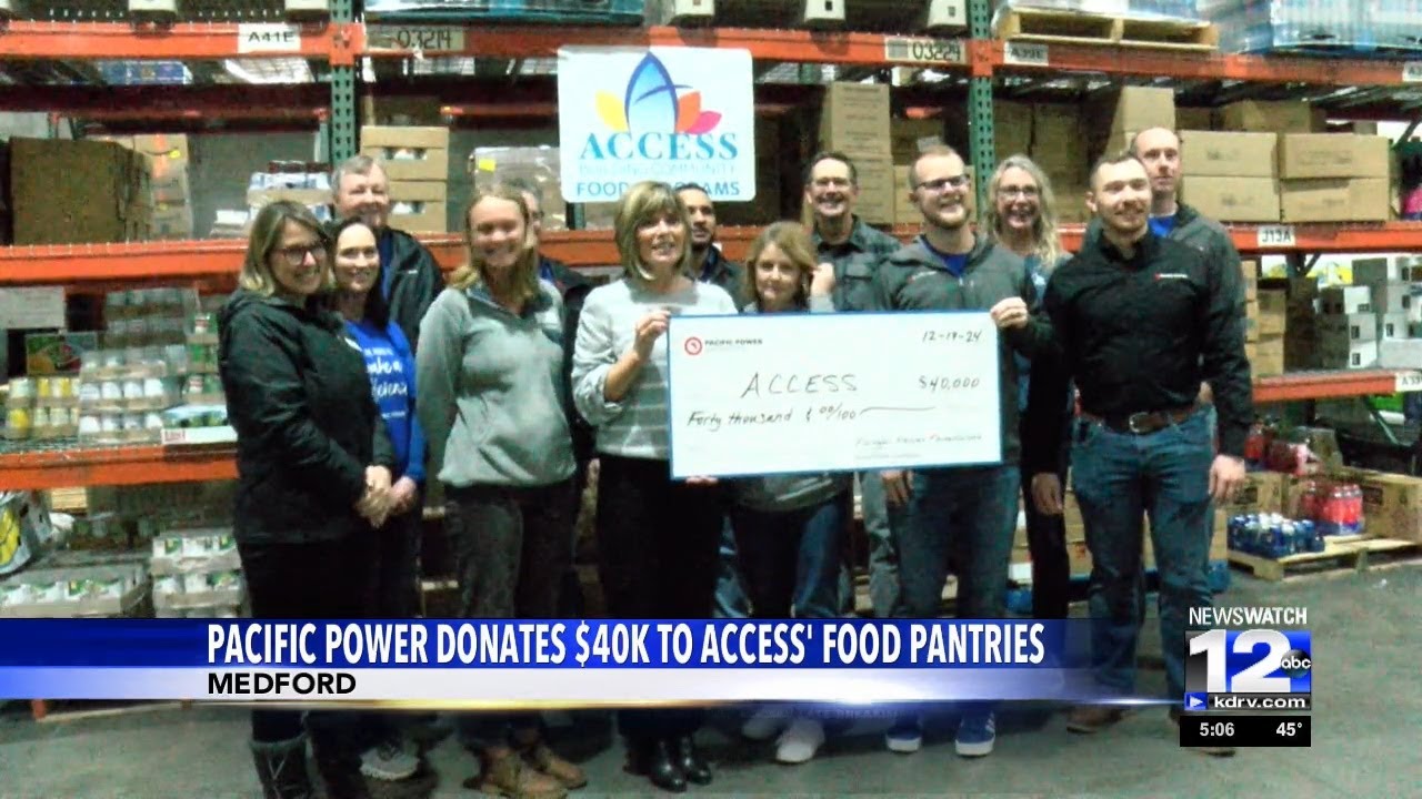 Pacific Power Foundation provides $40,000 grant to ACCESS - YouTube