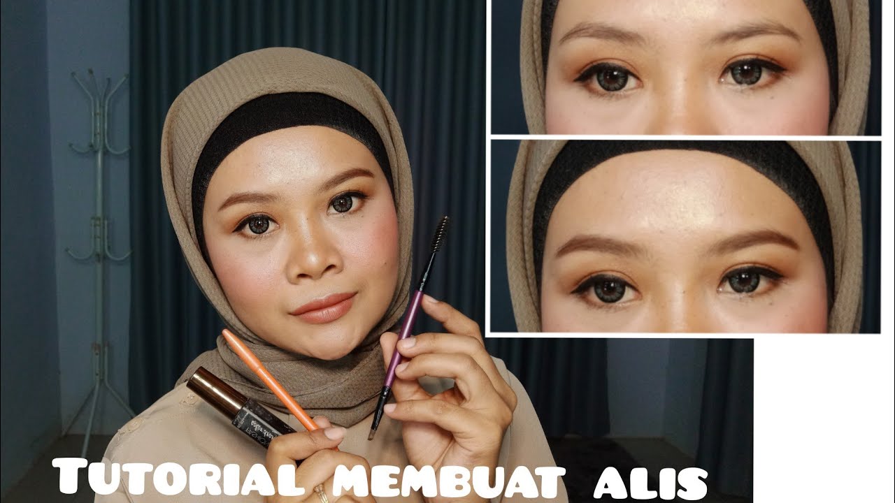 Tutorial membuat alis super tipis I super natural I super gampang I ...