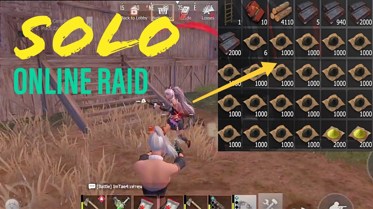 SOLO GAMEPLAY PART 2/SOLO ONLINE RAID/ SOLO JOURNEY/last Island of ...