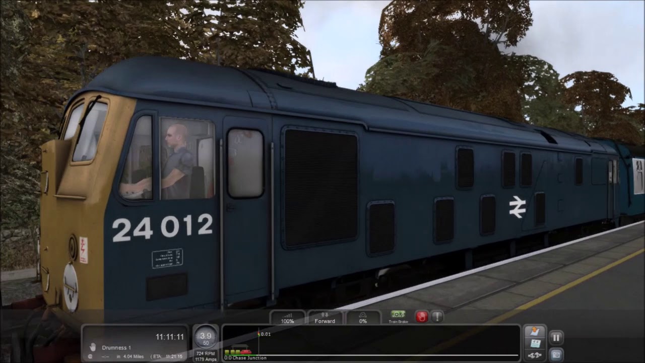 Class 24 Cab Ride on Nessland Lough (Chimley Central to Drumness) - YouTube