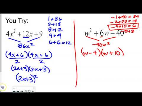 Factoring & Solving Trinomials - YouTube