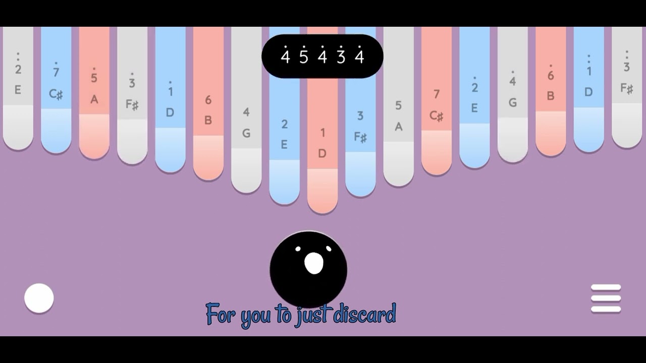 CAKE|Melanie Martinez|Kalimba/KEYLIMBA EASY TUTORIAL - YouTube