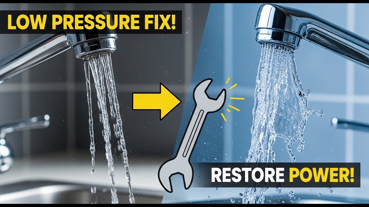 Kitchen Faucet Low Pressure | How to Restore Strong Water Flow - YouTube