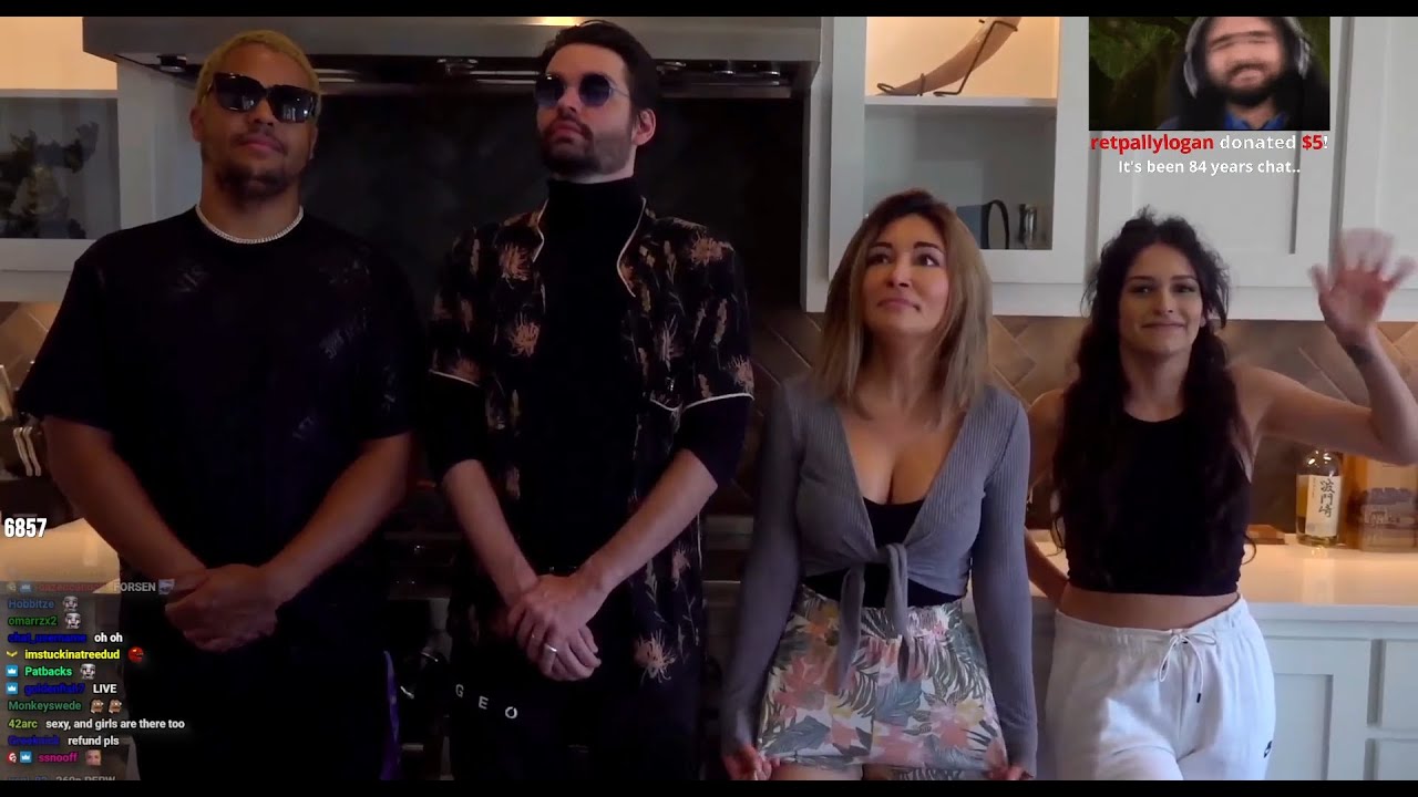 ESFANDTV FIRST COOKING STREAM FT. ALINITY CYR NMPLOL JAYCGEE - YouTube