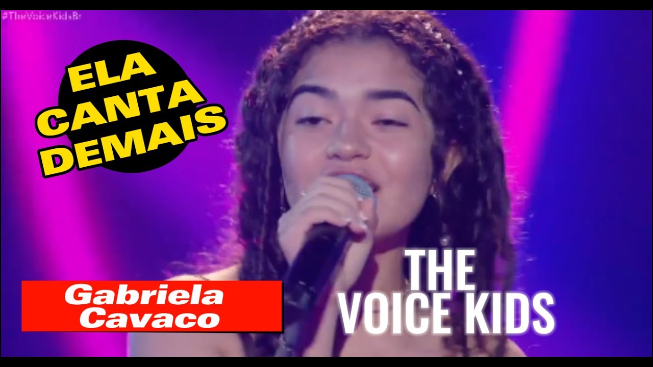 Gabriella Cavaco canta no The Voice Kids - Musica “They Don’t Know ...
