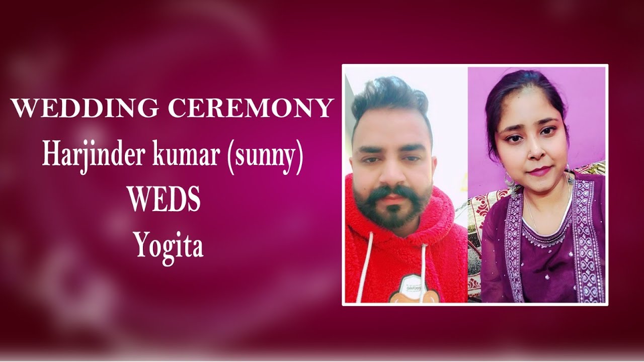 WEDDING CEREMONY LIVE I HARJINDER KUMAR WEDS YOGITA - YouTube