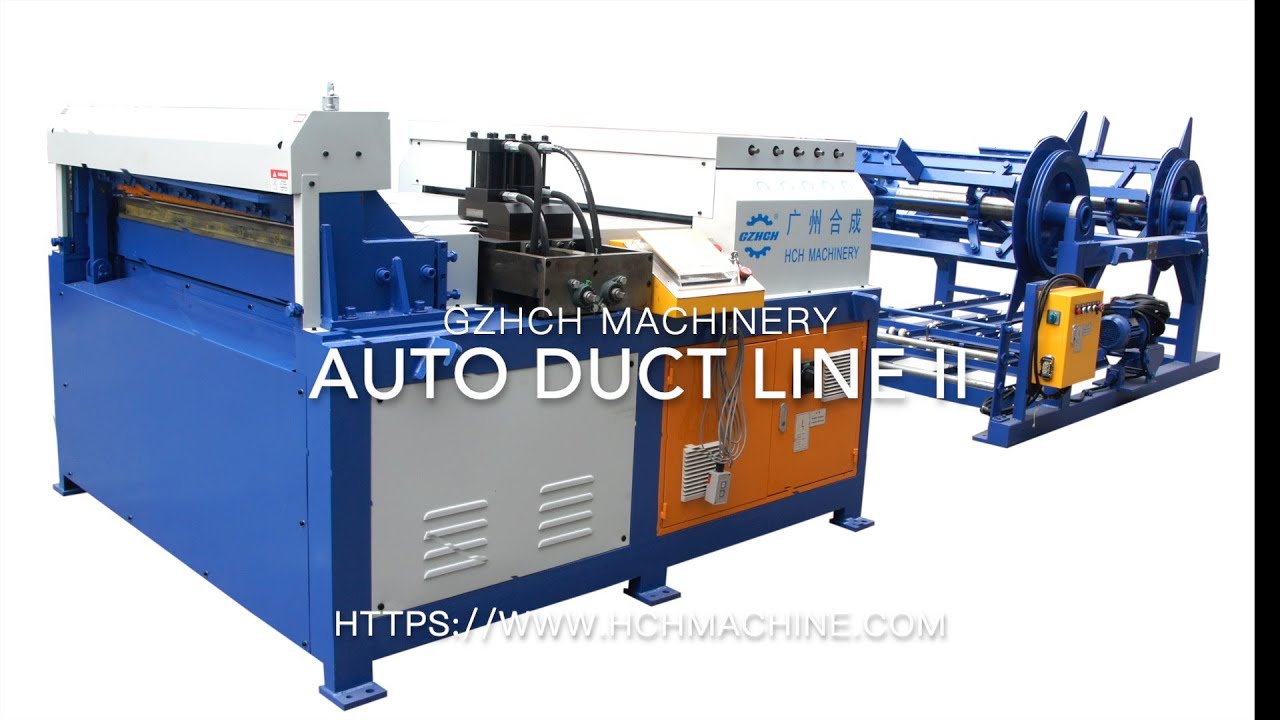HVAC Duct Manufacture Auto line II, auto duct line, duct making machine ...
