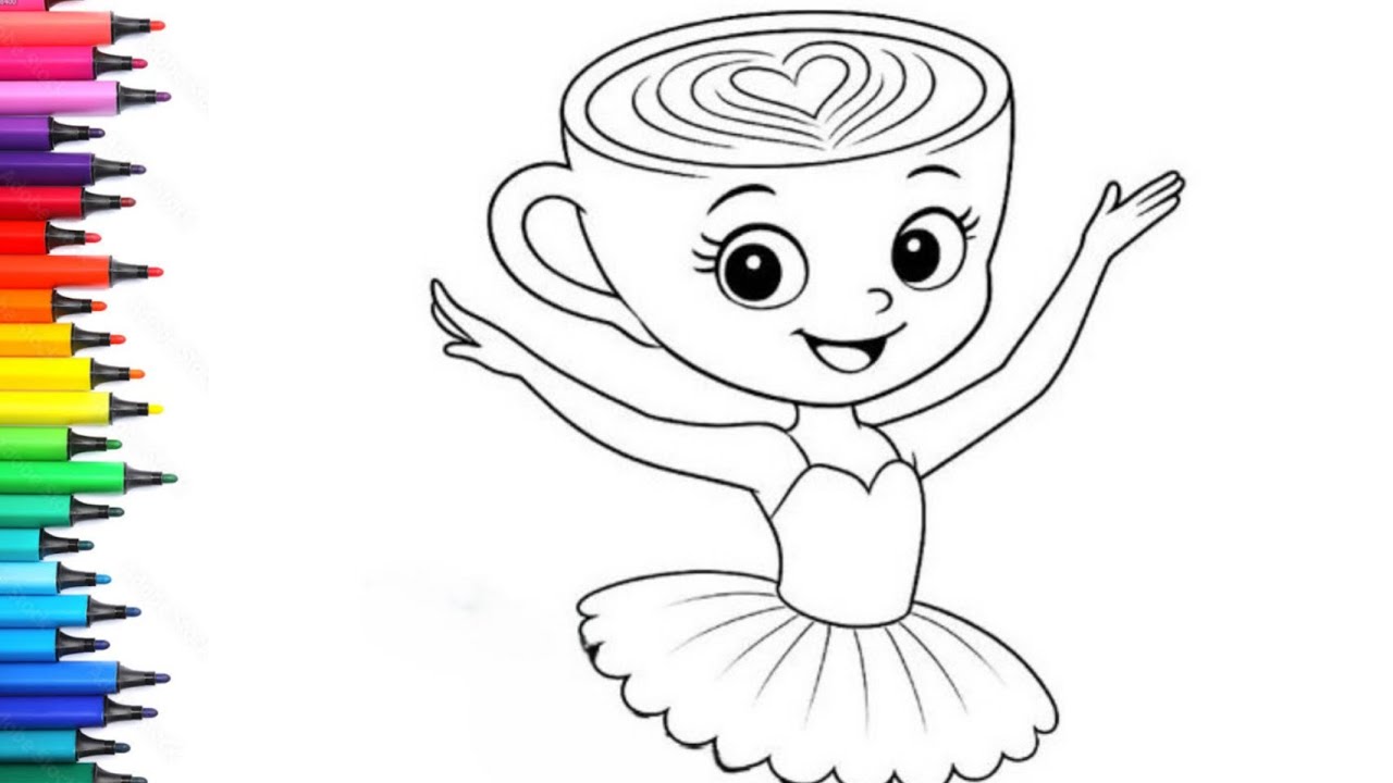 How to Draw Tung Tung Tung Sahur and Ballerina Cappuccina | Italian ...