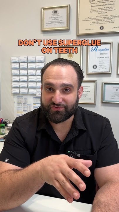 Tip of the day: Probably best to not use superglue on your teeth🙌🏼 - YouTube