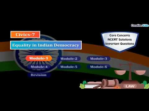Equality in Indian Democracy class 7 civics - YouTube