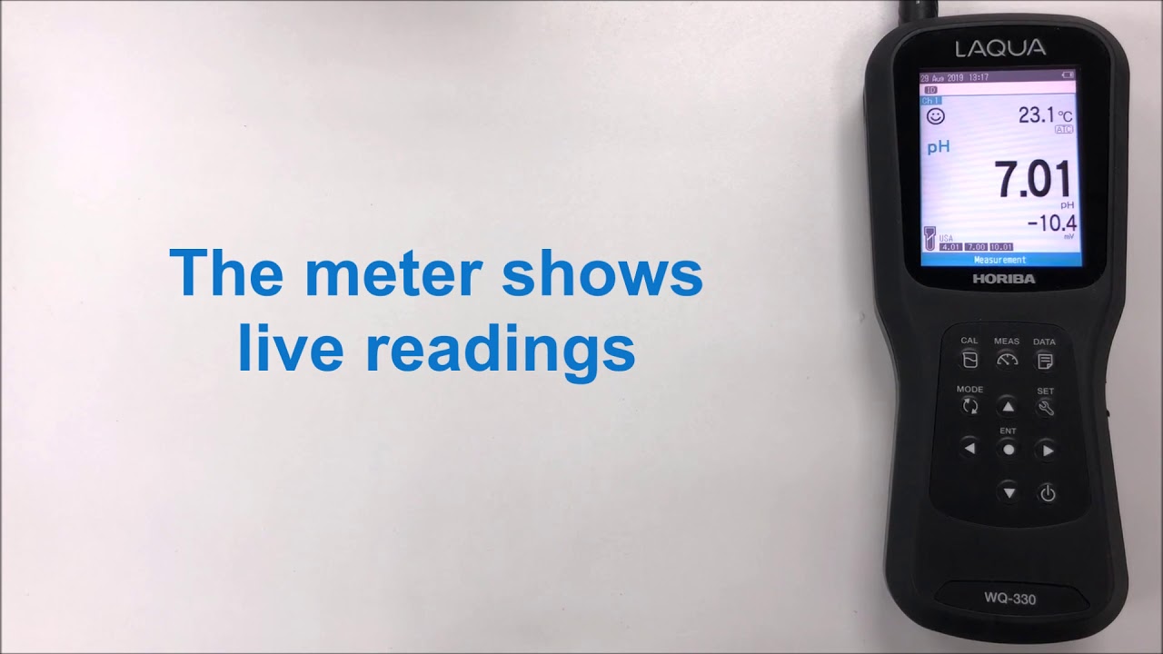 HORIBA LAQUA WQ-300 Series pH Measurement Mode - Auto Stable - YouTube
