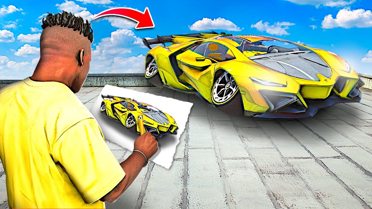 GTA 5 But Whatever I Draw Comes To LIFE! (Part 5) - YouTube