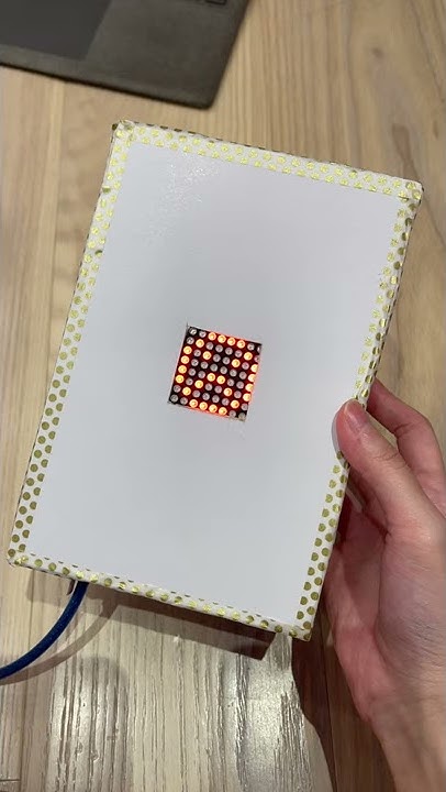 Arduino: 8x8 Dot matrix with emojis and wording - YouTube