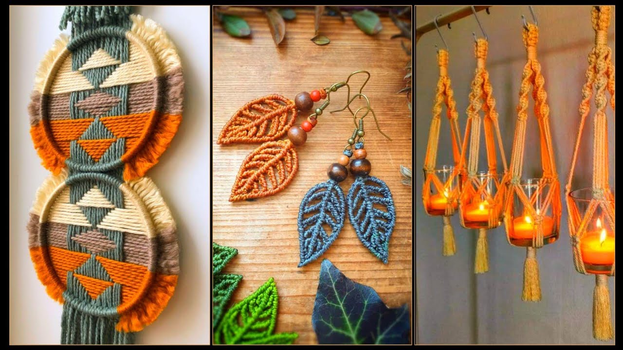 DIY macrame Knots and patterns | DIY Macrame wall hangings & flower ...