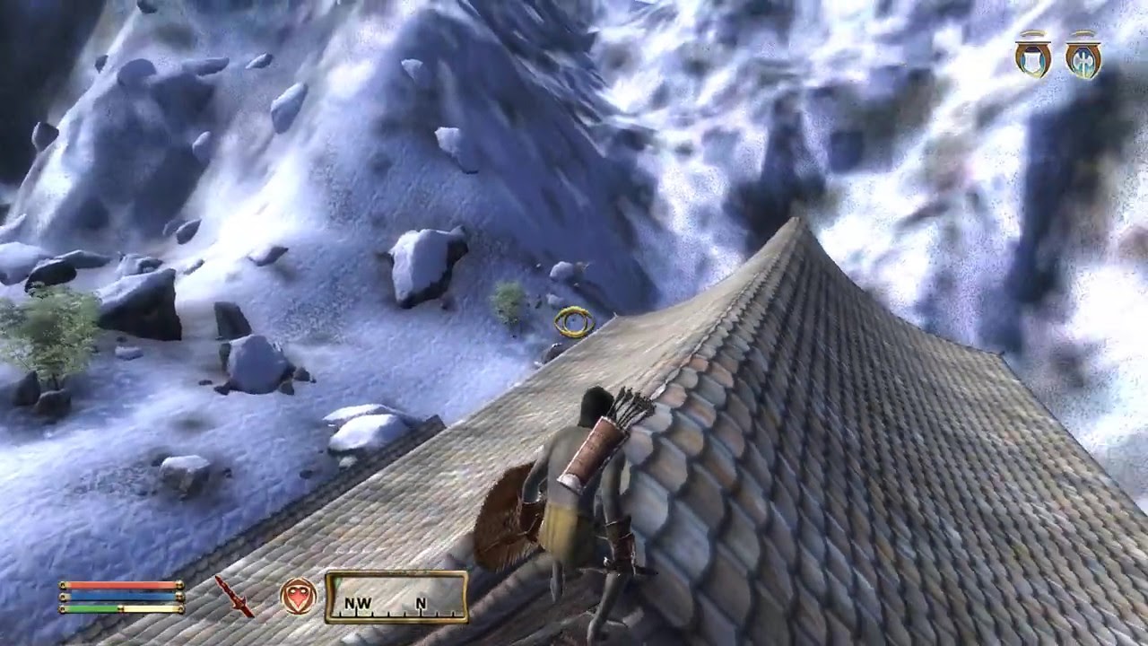 Thr Elder Scrolls IV Oblivion Cloud Ruler Temple Parkour - Забрался на ...