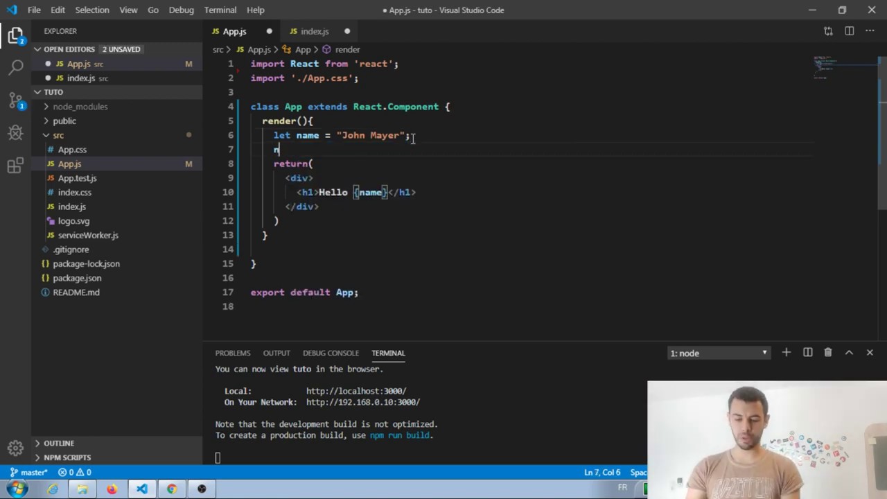 Reactjs Types De Variables Let Et Const Youtube