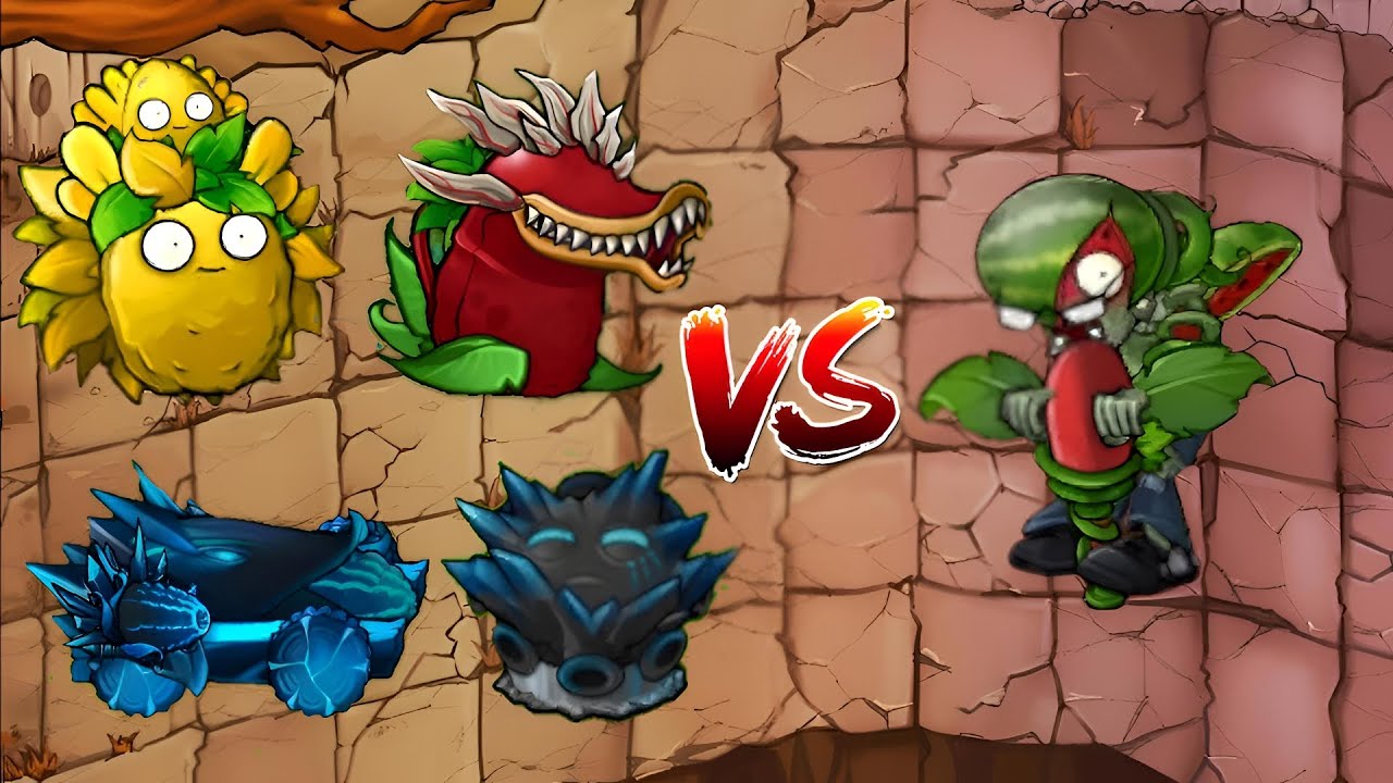 All Super Plants Vs Pogo Melon Zombie | Plants Vs Zombies Fusion - YouTube