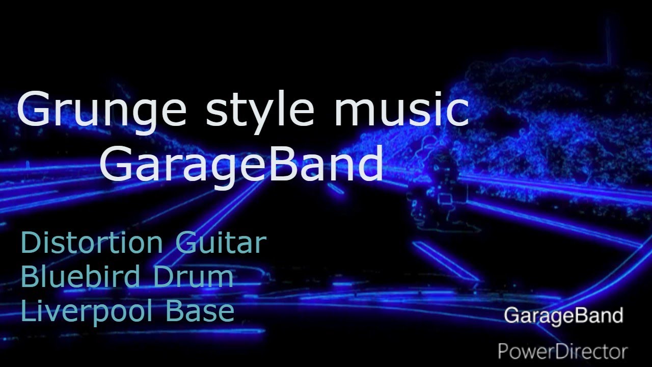 Grunge style music in GarageBand / DAW only / Mr.Ato in a flannel shirt ...