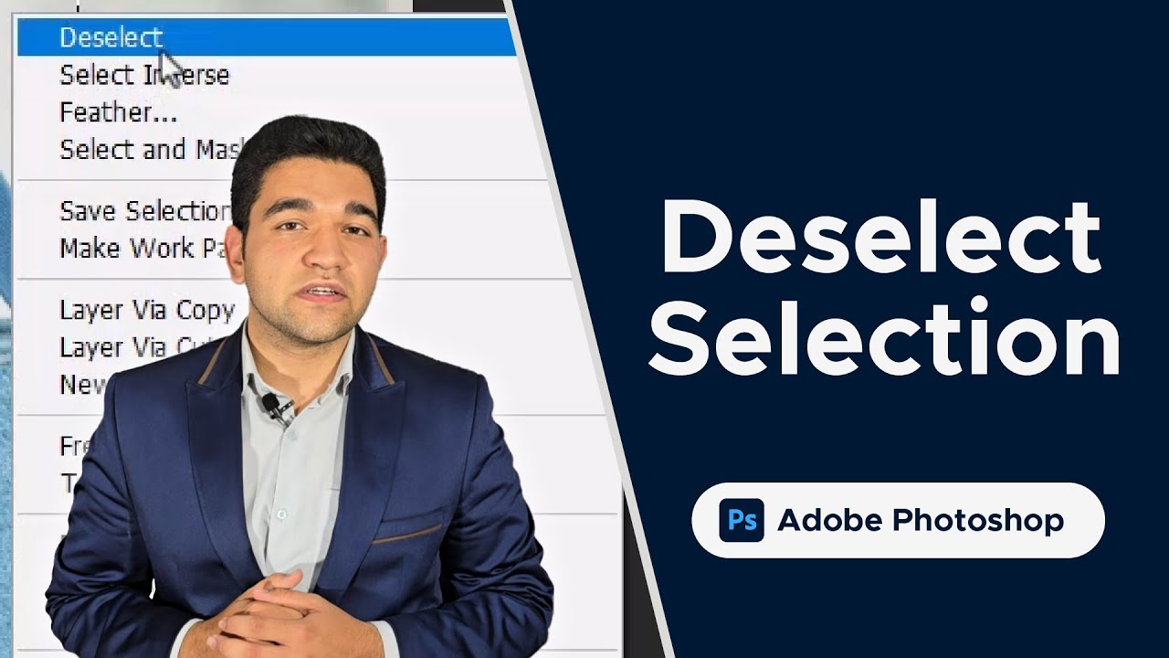 Deselect in Adobe Photoshop — How to Cancel a Selection Fast - YouTube