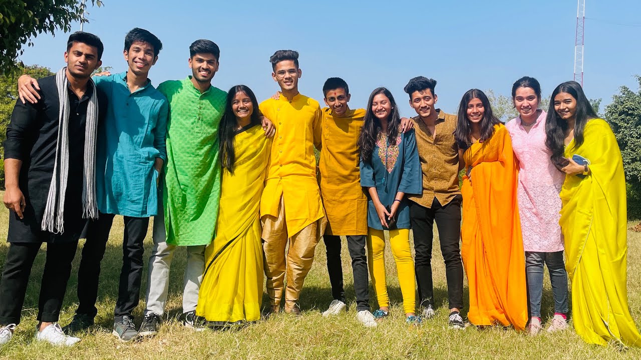 traditional dress In college |College functions | college | friends ...